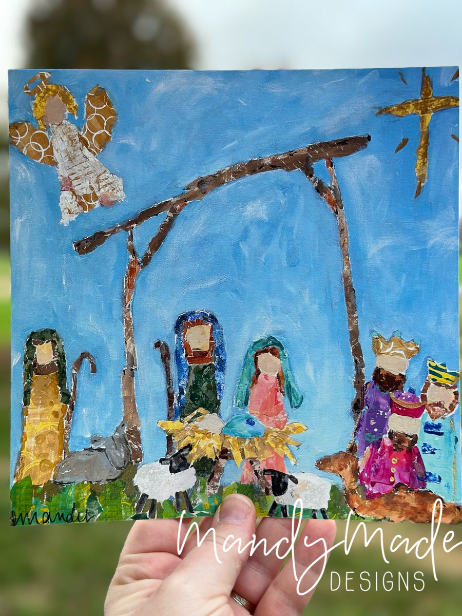 Nativity Art Print – MandyMade Designs
